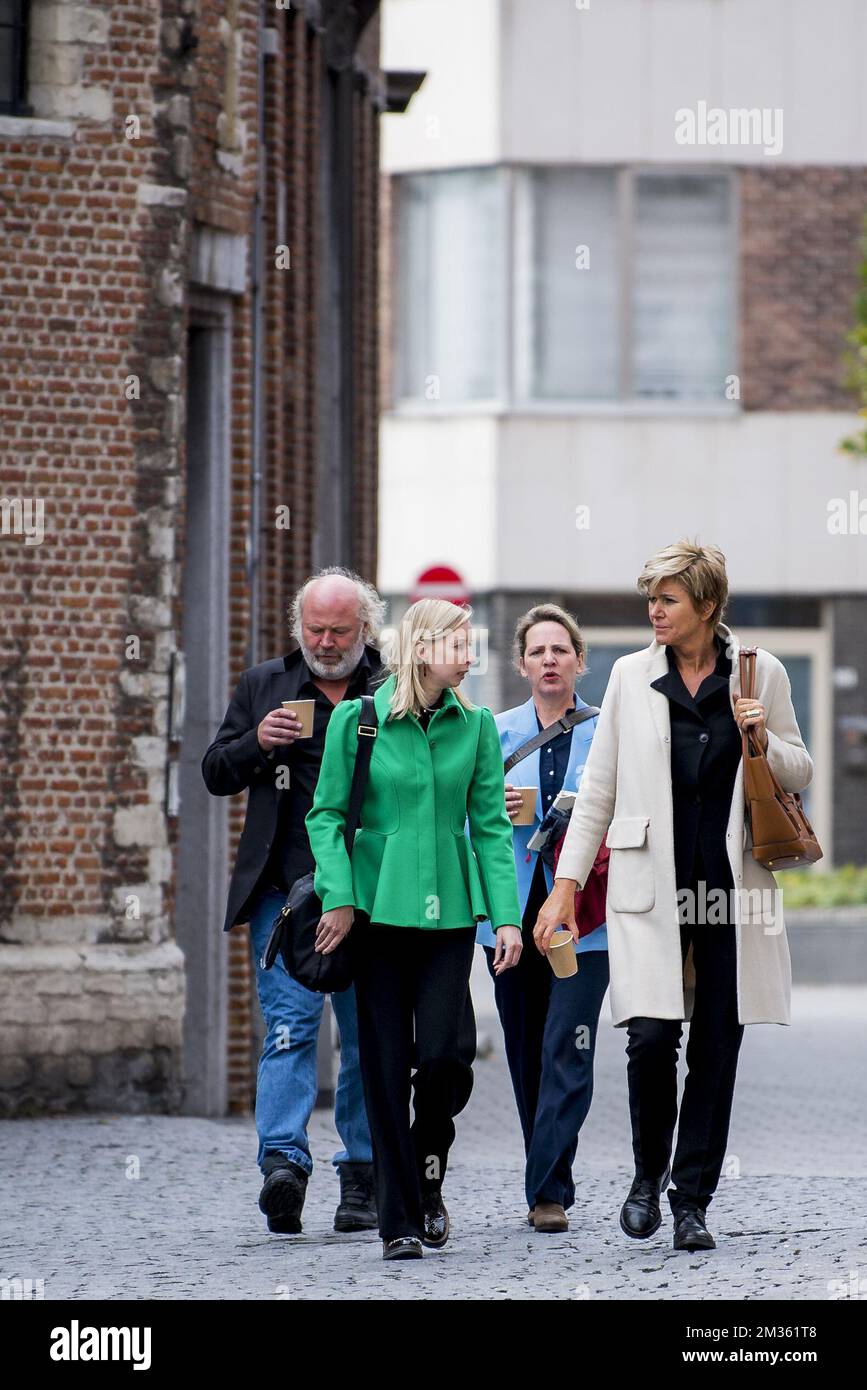 lawyer An-Sofie Raes, Frans Grapperhaus, Actress Maaike Cafmeyer and ...