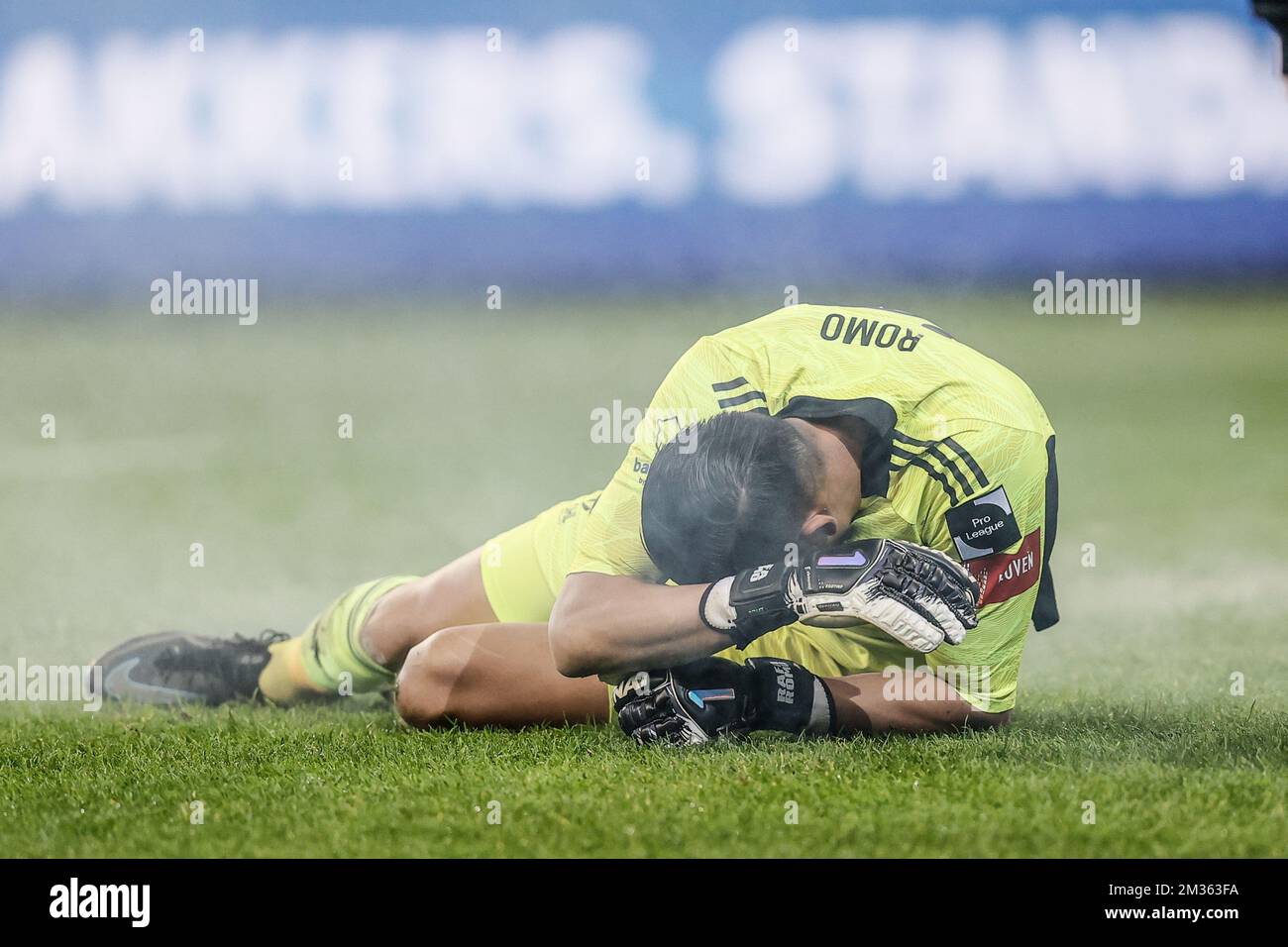 OHL's goalkeeper Rafael Romo pictured during a soccer match between ...