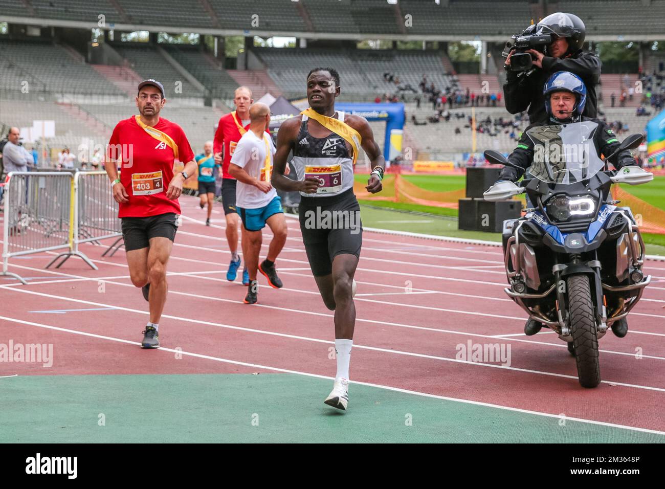 Isaac Kimeli pictured during the 17th edition of the DHL Brussels ...