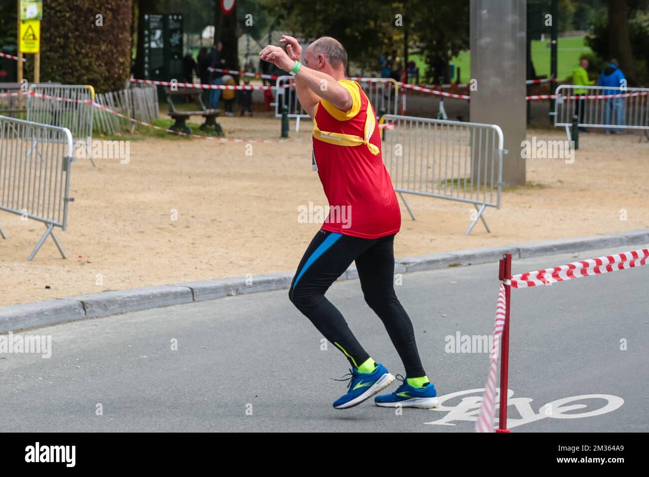 Illustration picture shows the 17th edition of the DHL Brussels Ekiden ...