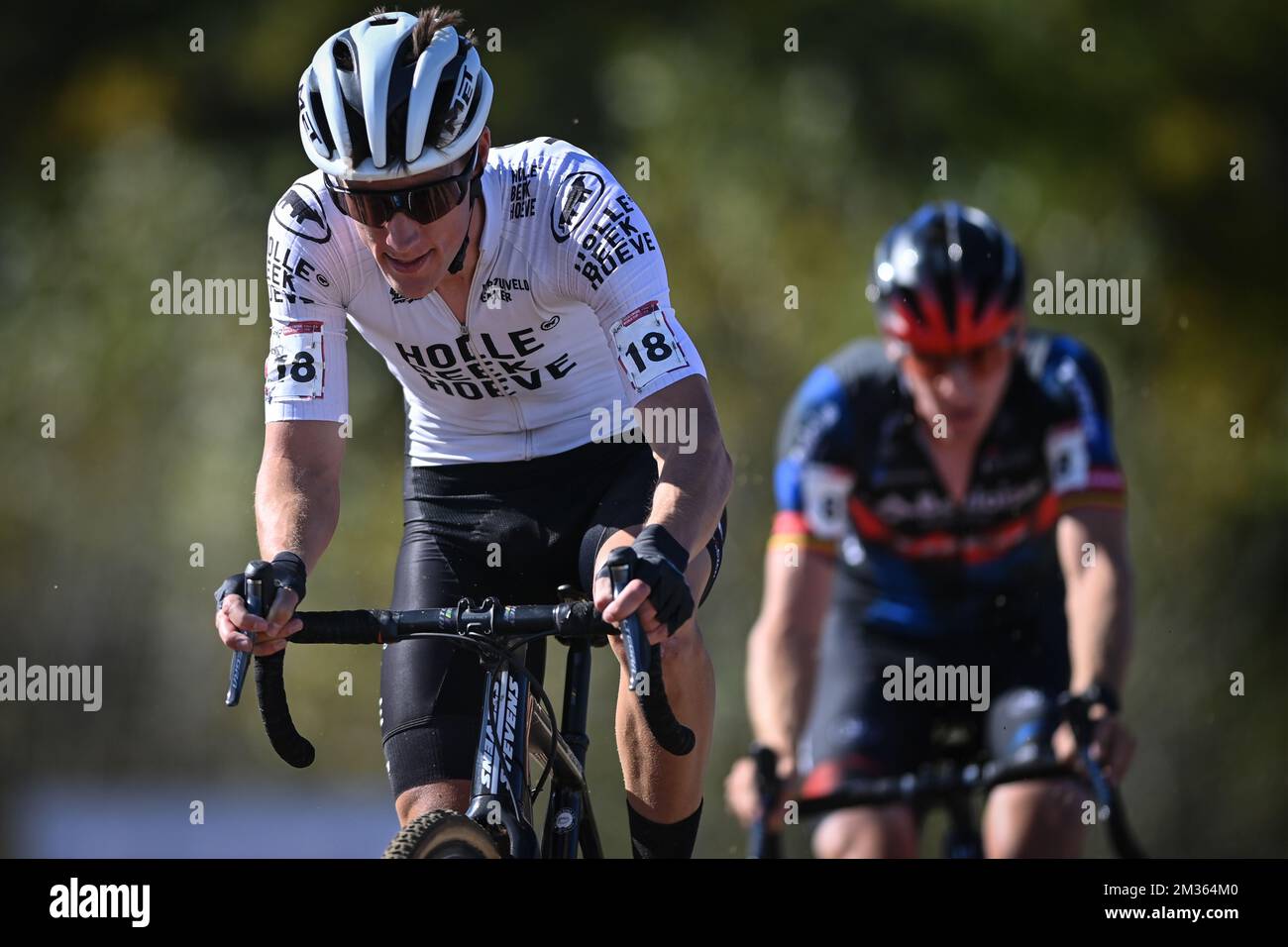 Belgian Jens Adams pictured in action during the men's elite race at ...