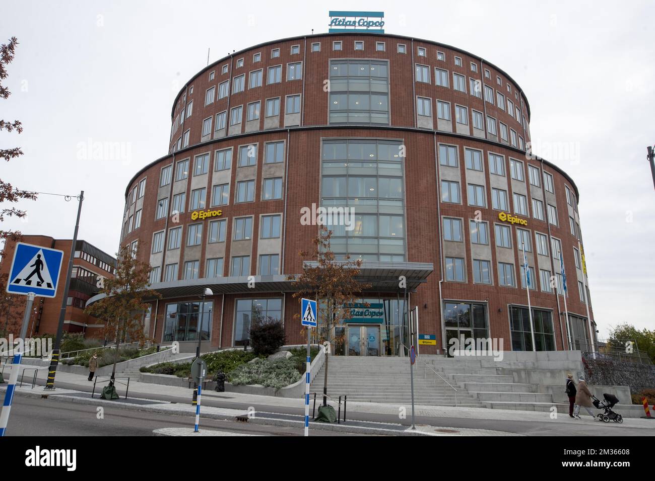 Illustration picture shows a visit to the Atlas Copco Headquarters on ...