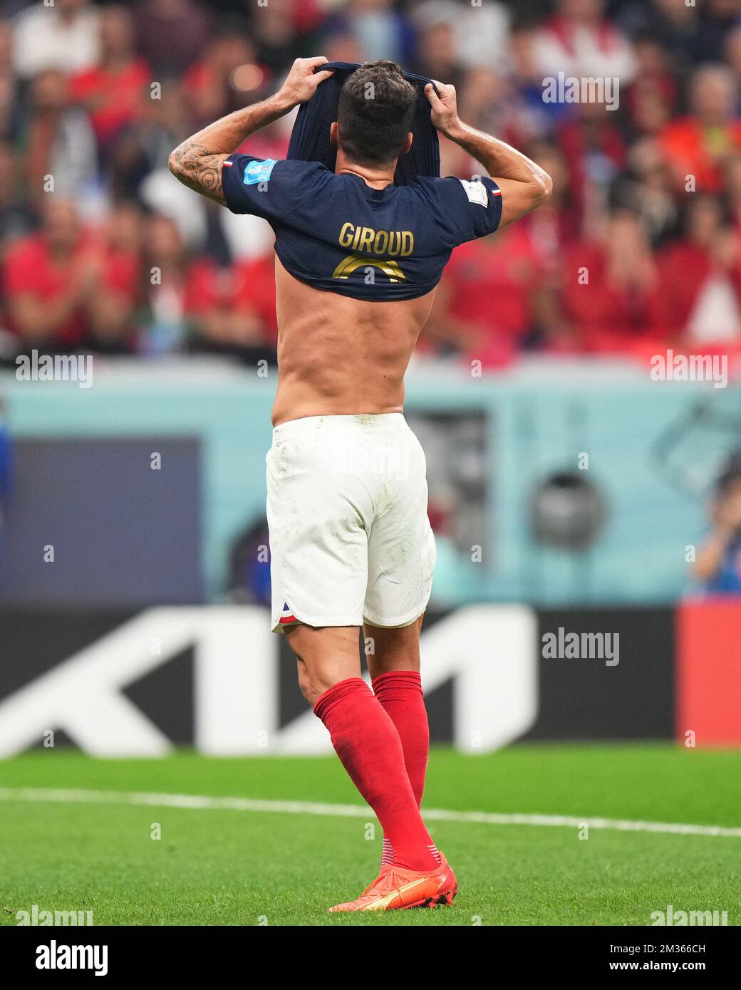 Olivier Giroud of France during the FIFA World Cup Qatar 2022 match ...