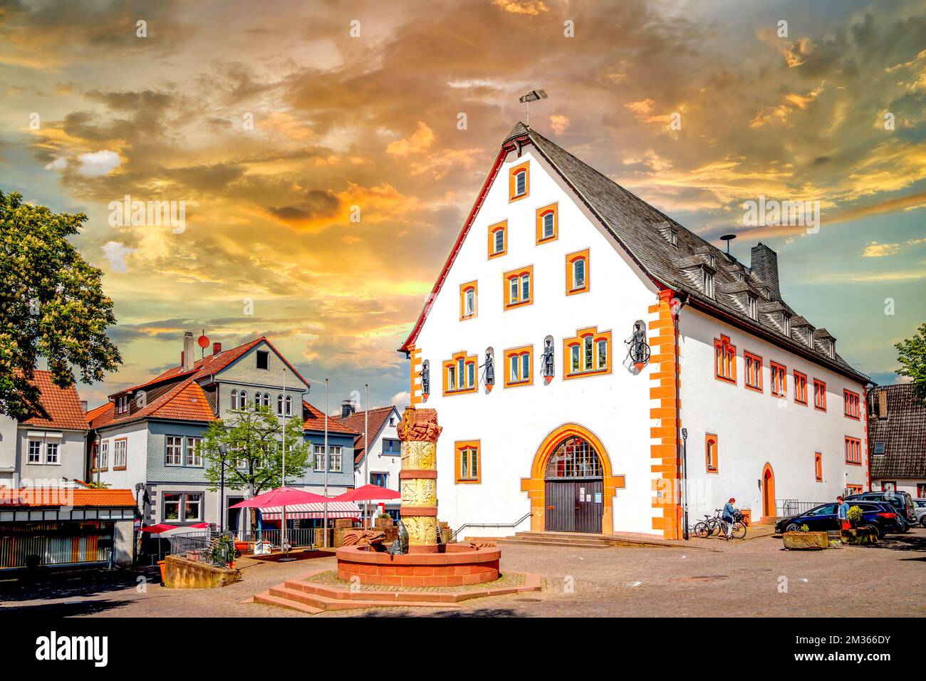 Old city of Steinau, Hessen, Germany Stock Photo - Alamy