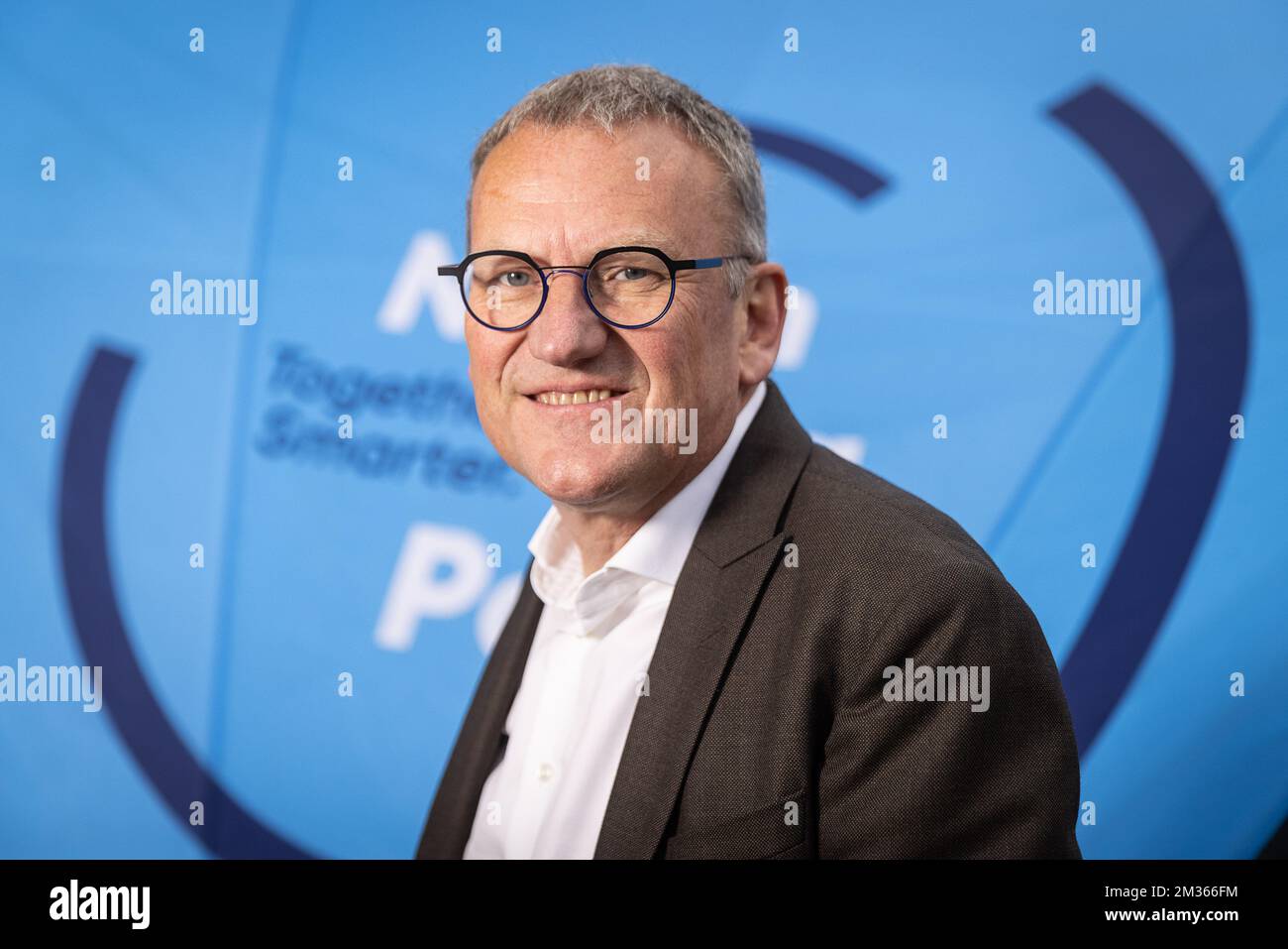 Gent harbor CEO Daan Schalck poses for the photographer during the ...
