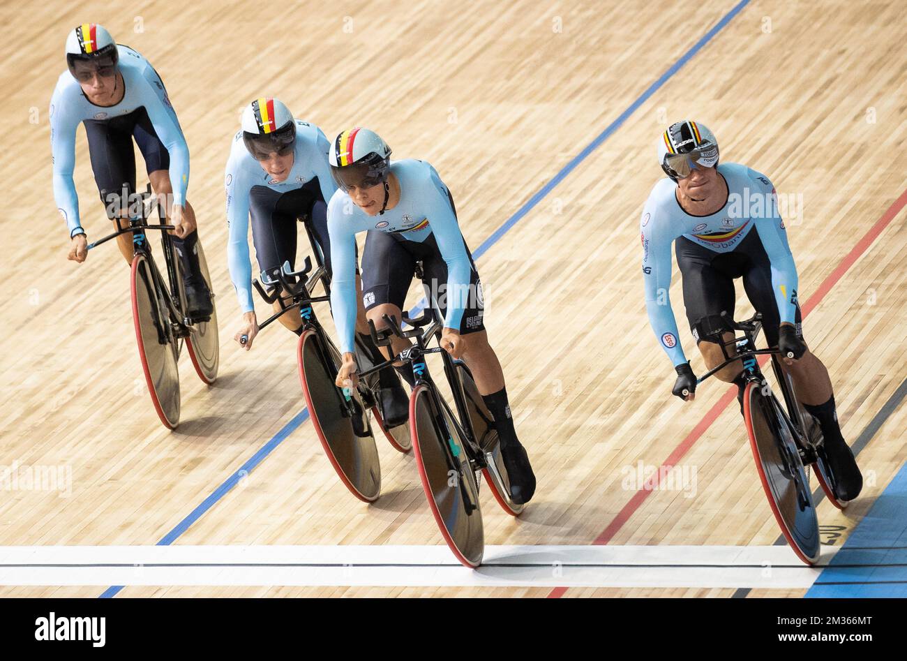 Belgian Tuur Dens, Belgian Gianluca Pollefliet, Belgian Brent Van ...