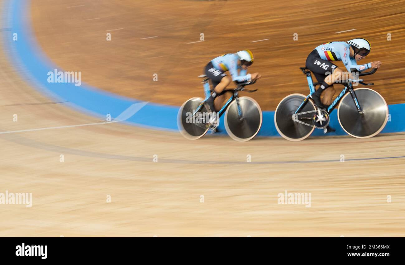 Belgian Tuur Dens, Belgian Gianluca Pollefliet, Belgian Brent Van ...