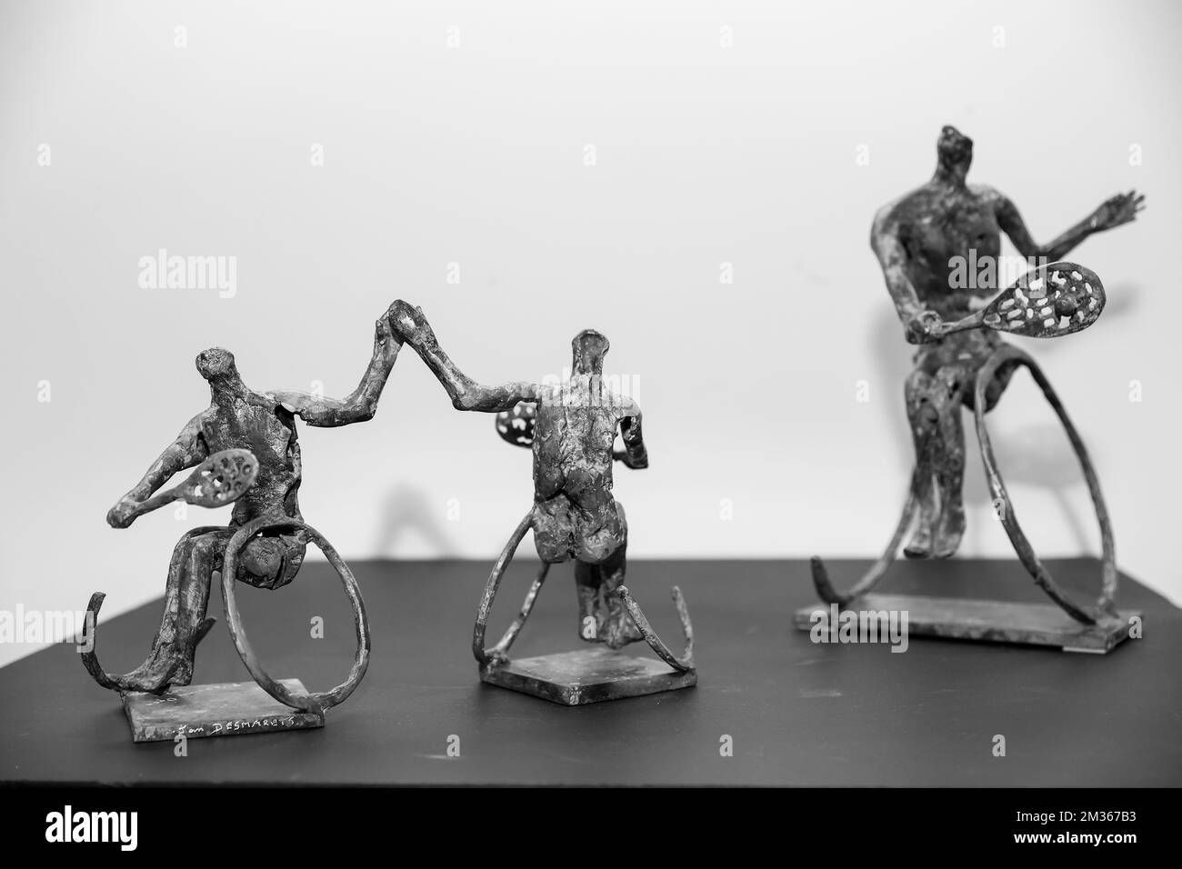 Illustration picture shows tournament trophy's at the European Open ...