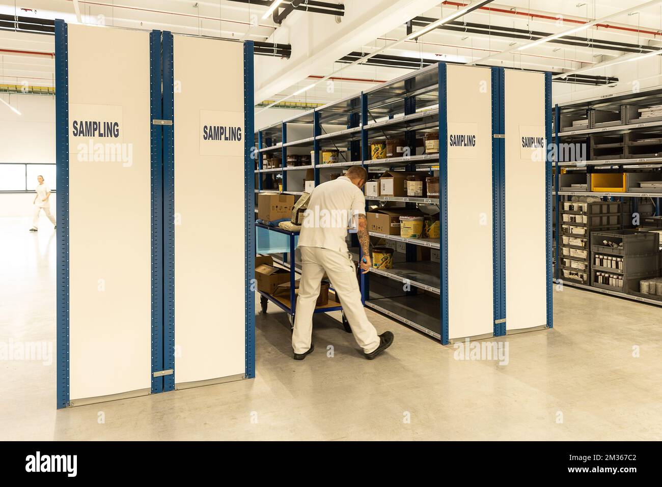 Illustration picture shows the official opening of the new Callebaut ...