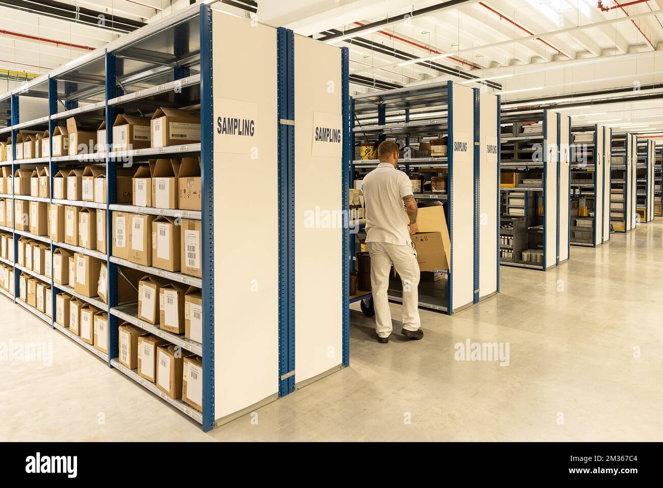 Illustration picture shows the official opening of the new Callebaut ...