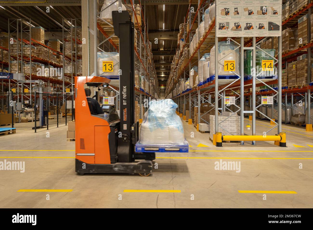 Illustration picture shows the official opening of the new Callebaut ...