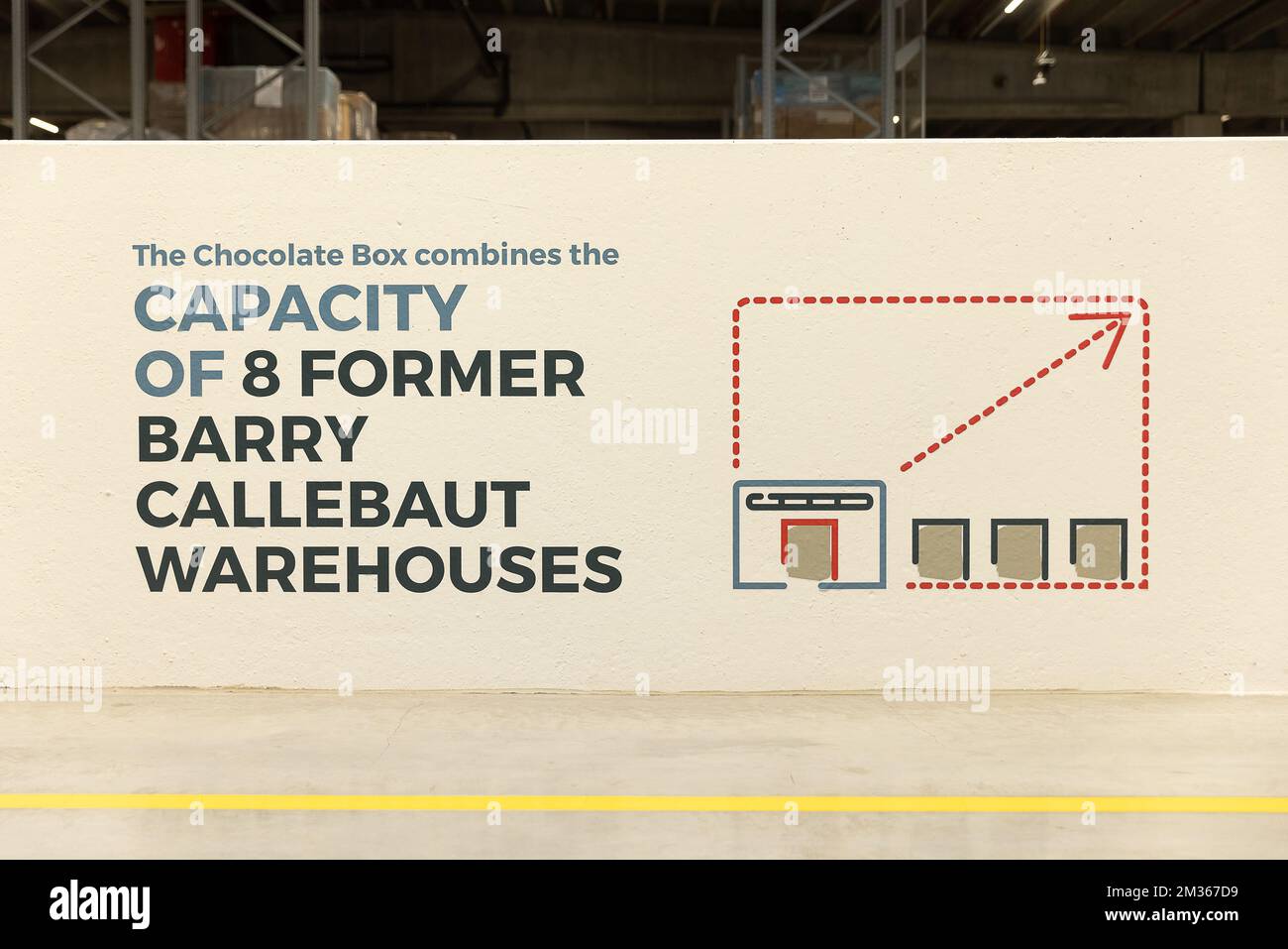 Illustration picture shows the official opening of the new Callebaut ...