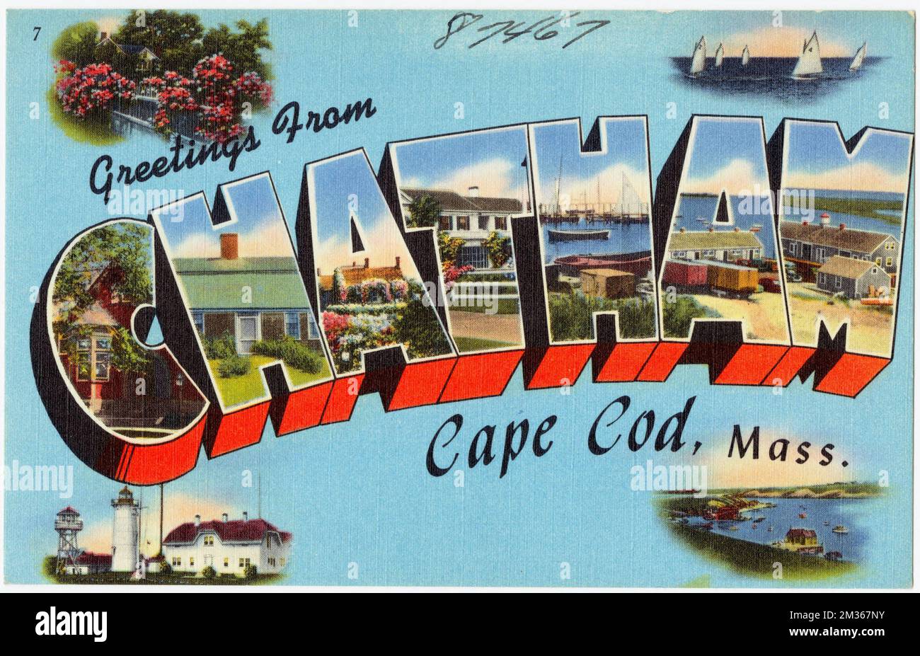 Greetings from Chatham, Cape Cod, Mass. , Tichnor Brothers Collection ...