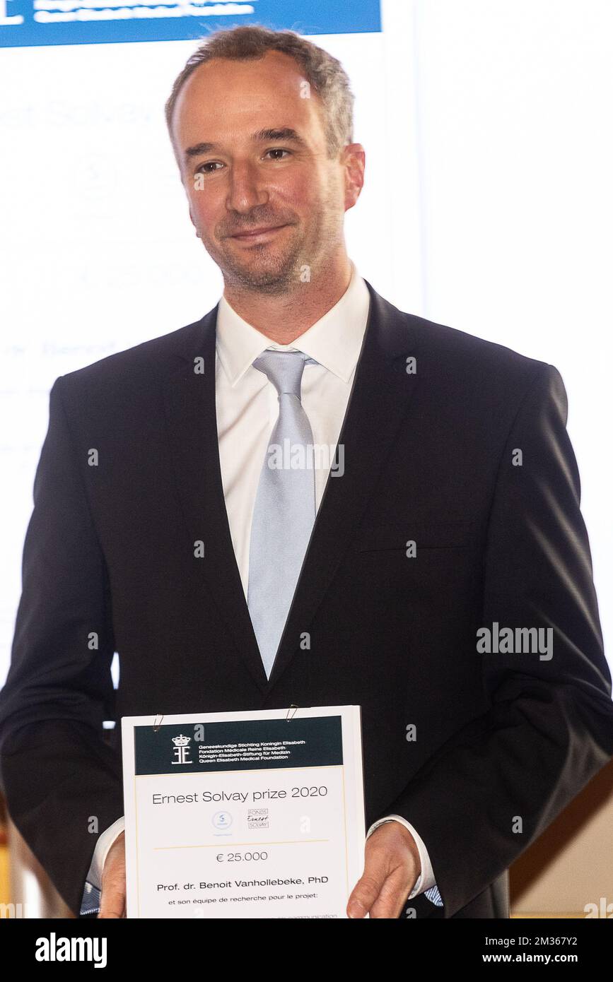 Professor Doctor Benoit Vanhollebeke pictured during an academic ...