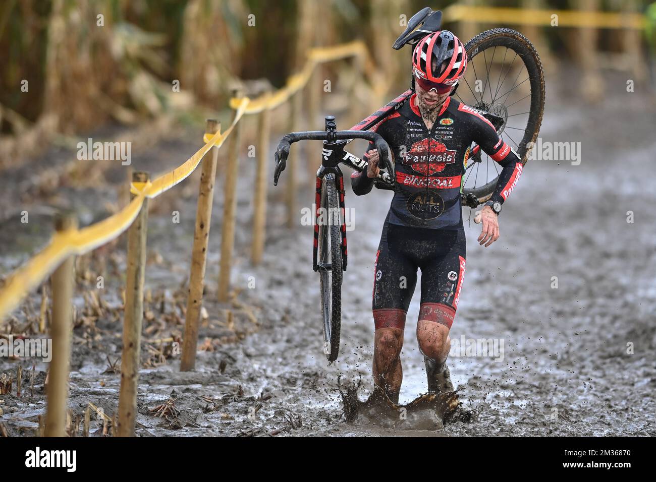 Belgian Laura Verdonschot pictured in action during the women's elite ...