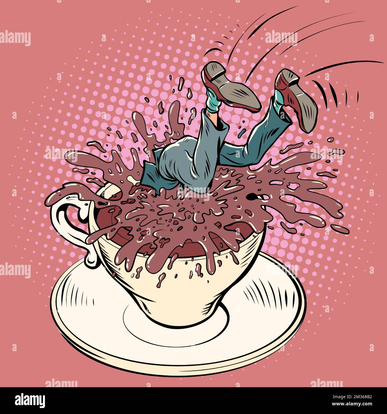 Coffee cup cut out Stock Vector Images - Alamy