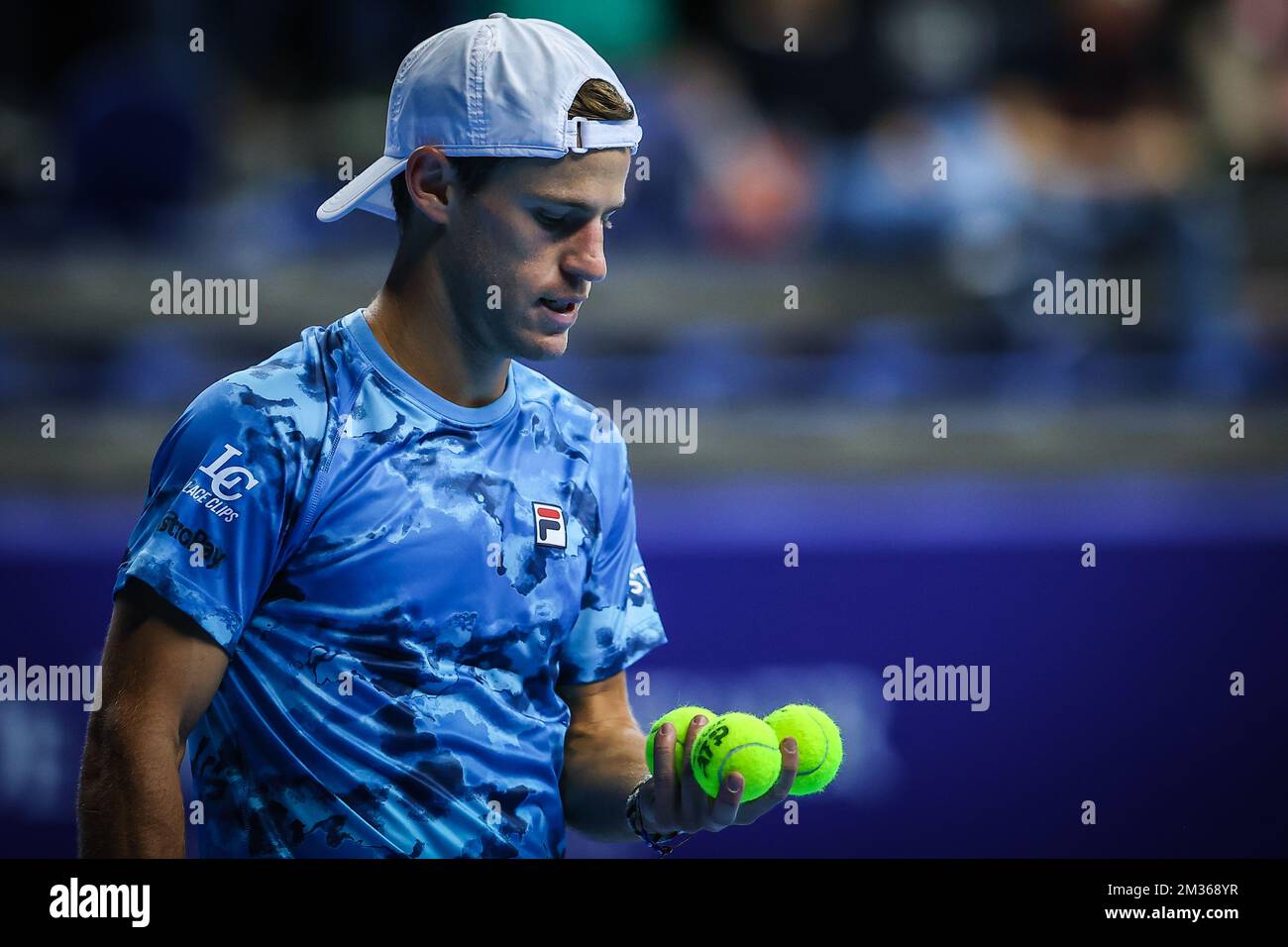 Illustration shows matchballs the European Open Tennis ATP tournament ...