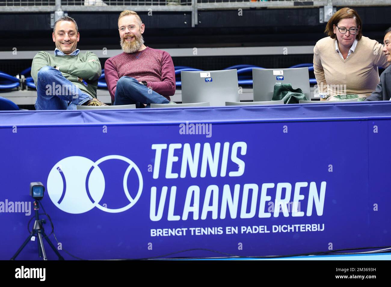 Illustration picture shows a VIP area during the European Open Tennis ...