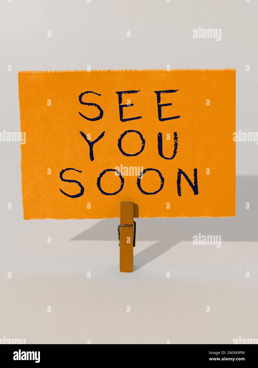 Text sign showing See You Soon. Business approach used for saying ...
