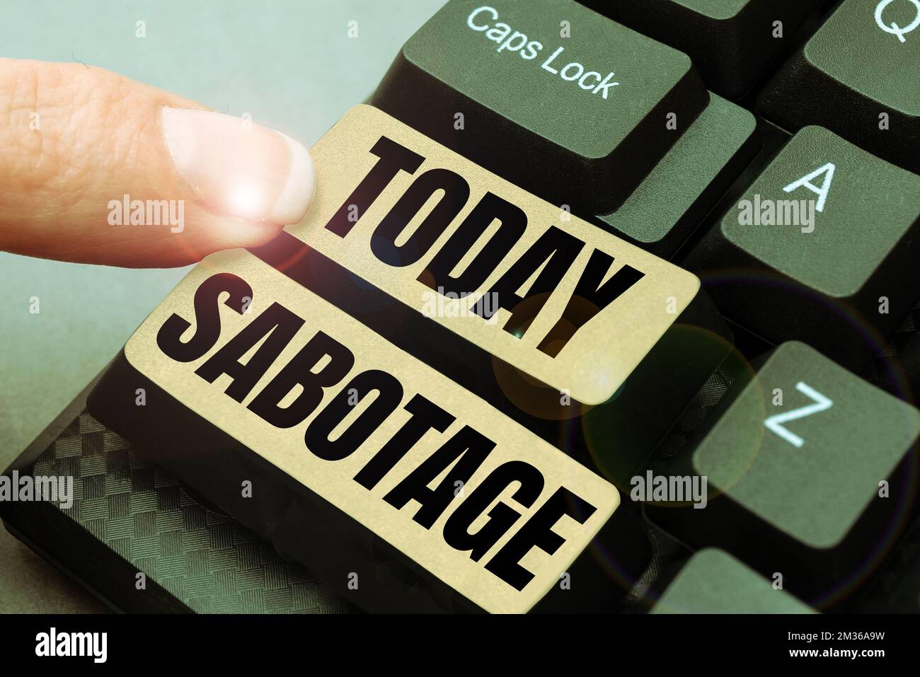 Conceptual display Sabotage. Conceptual photo destruction of an ... Conceptual display Sabotage. Conceptual photo destruction of an ...