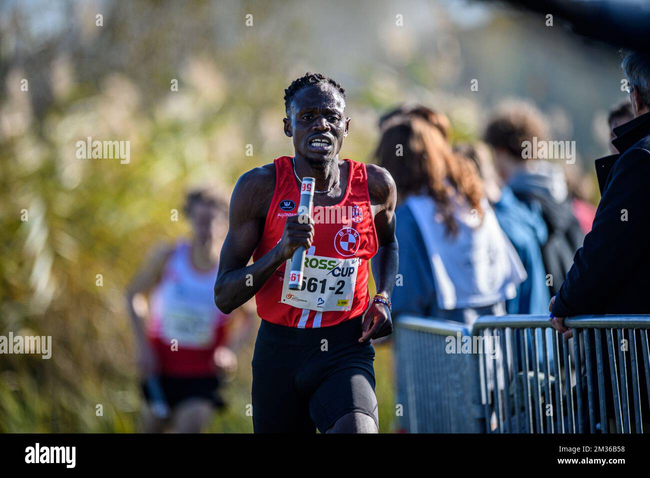 Belgian Isaac Kimeli pictured in action during the men's race at the ...