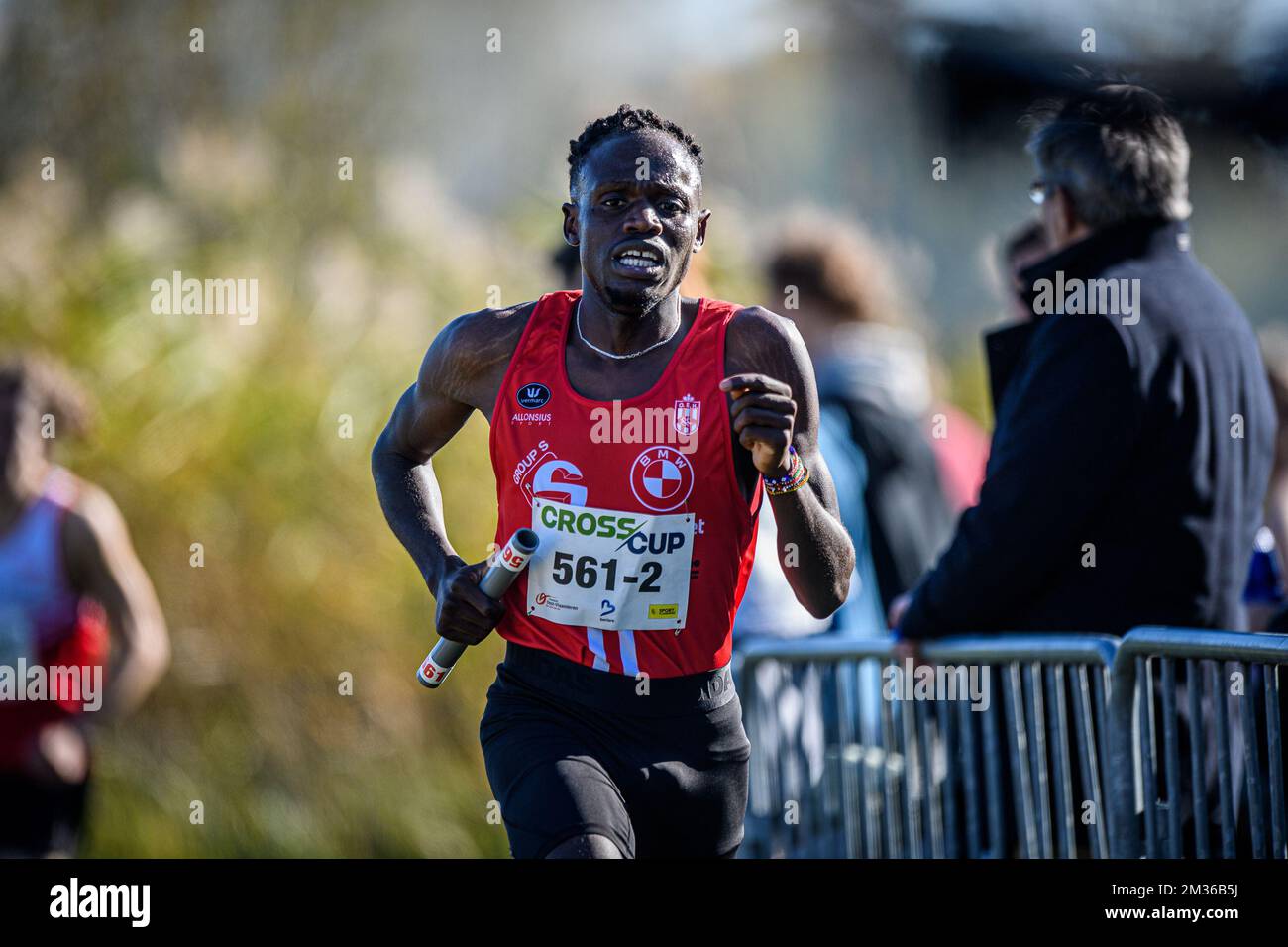 Belgian Isaac Kimeli pictured in action during the men's race at the ...