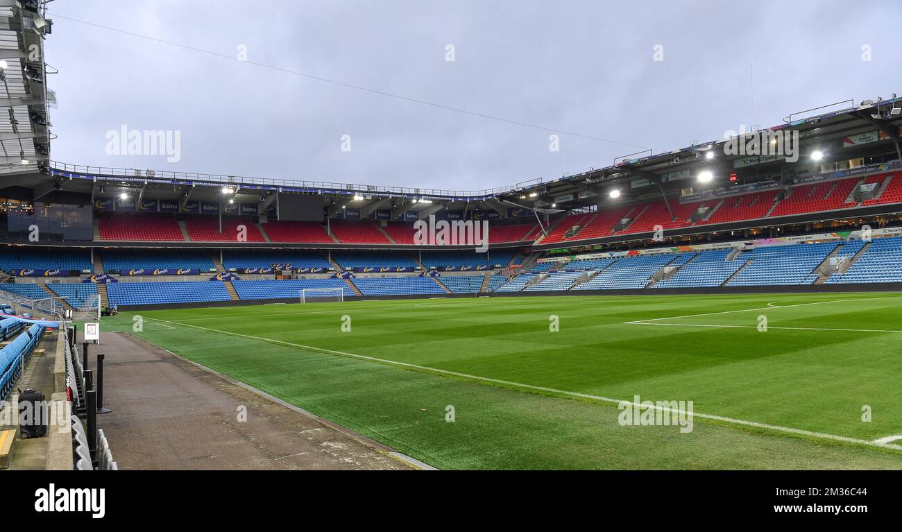 Illustration picture shows the Ullevaal Stadium ahead of a training ...
