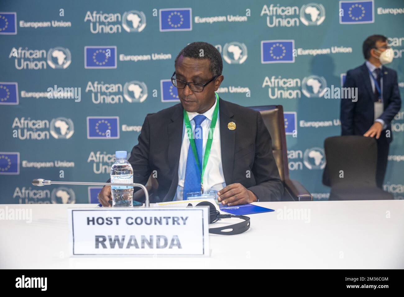 Rwanda Foreign Minister Vincent Biruta pictured during a joint African ...