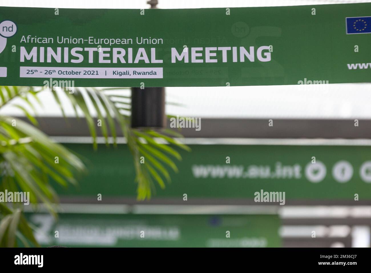 Illustration picture shows a joint African Union and European Union ...