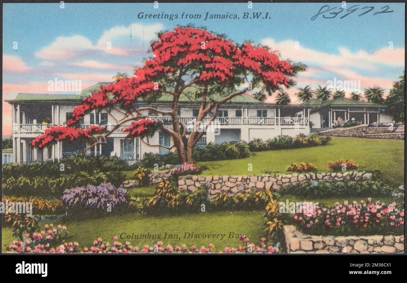 Greetings from Jamaica, B.W.I. Columbus Inn, Discovery Bay , Hotels ...