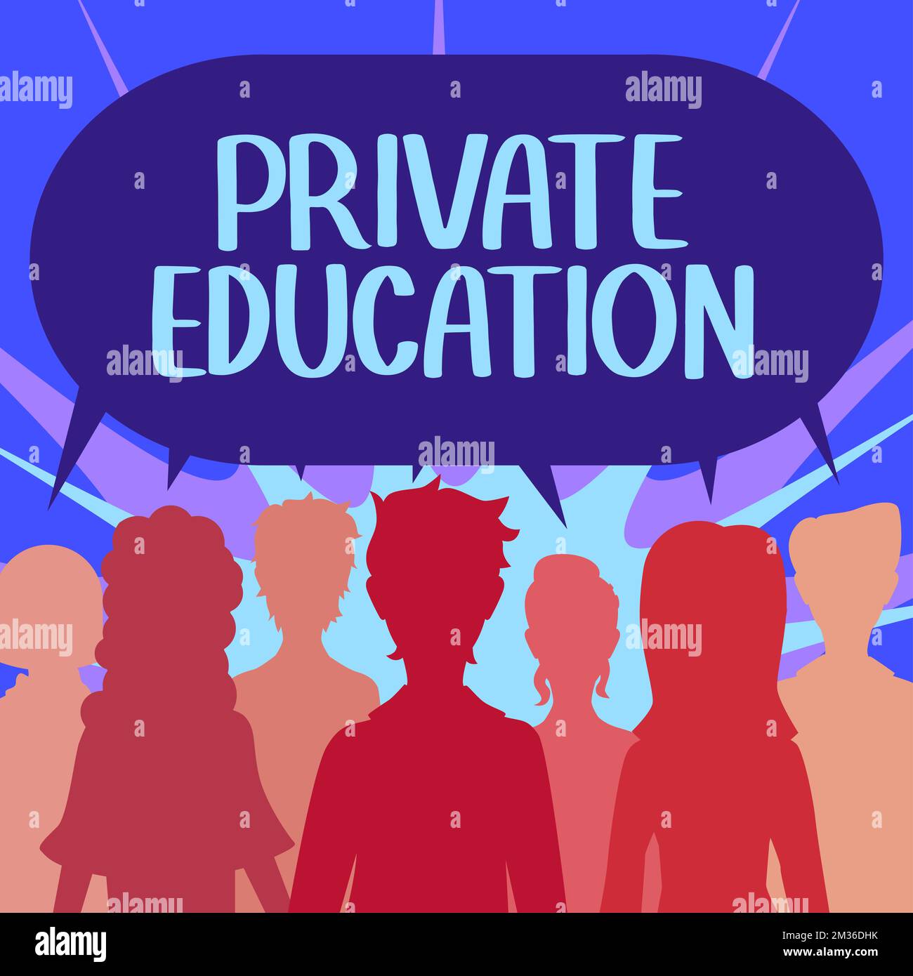 Sign displaying Private Education. Concept meaning Belonging for use ...