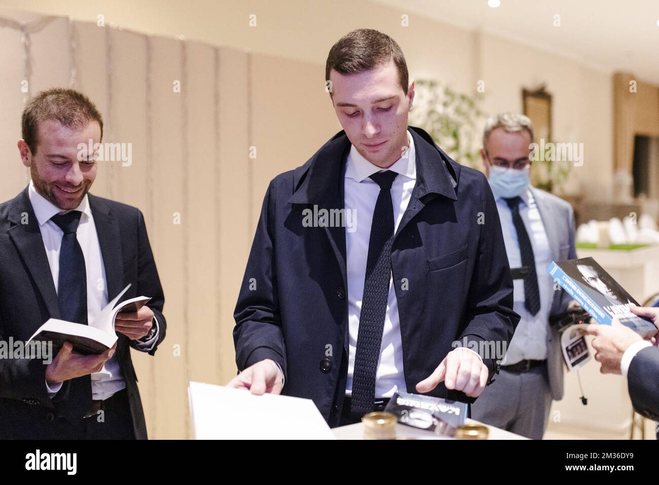 Chez Nous co-founder Gregory Vanden Bruel and Rassemblement National ...