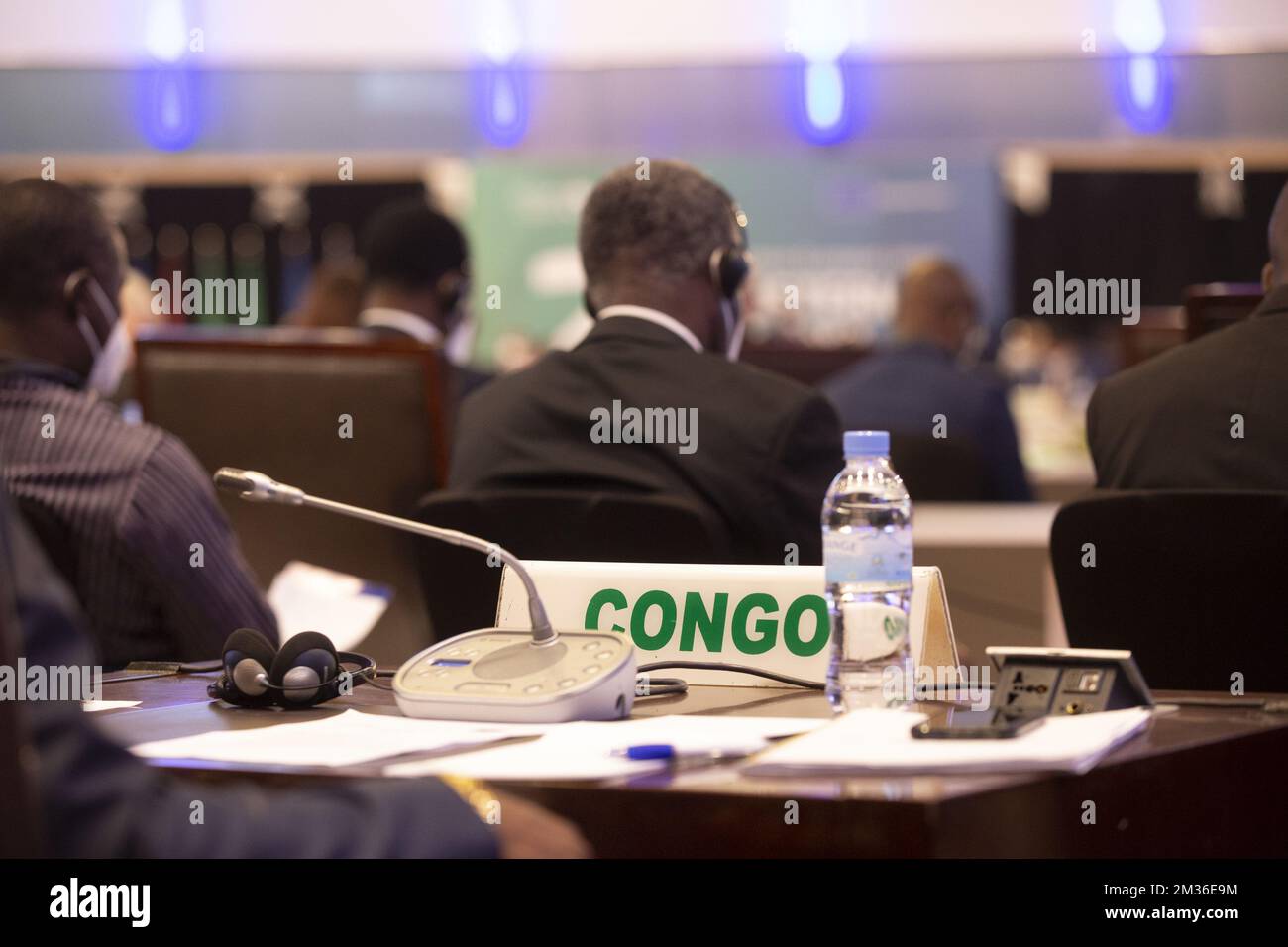 Illustration picture taken during a joint African Union and European ...