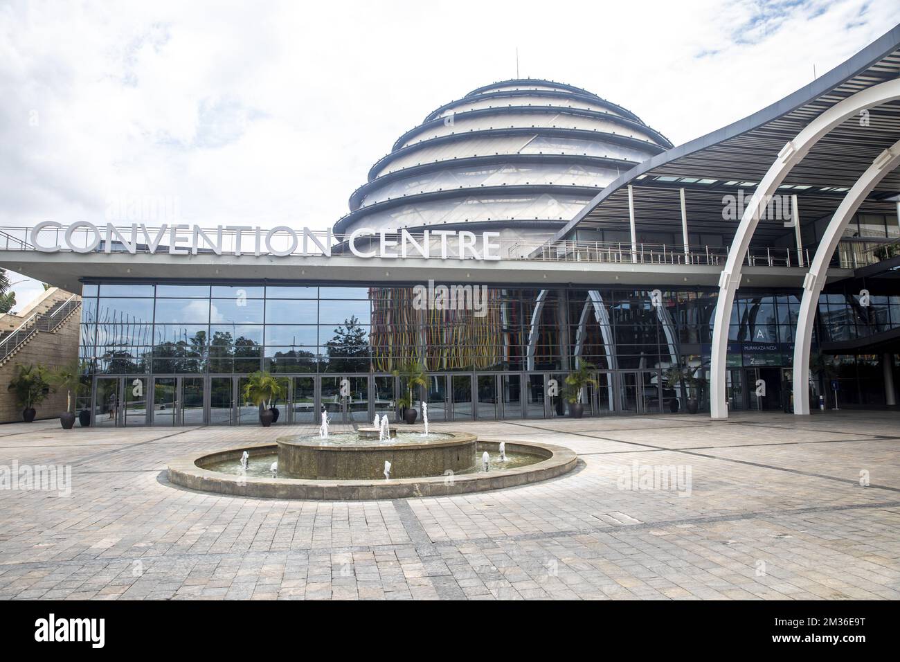 Illustration picture shows the convention centre during a joint African ...