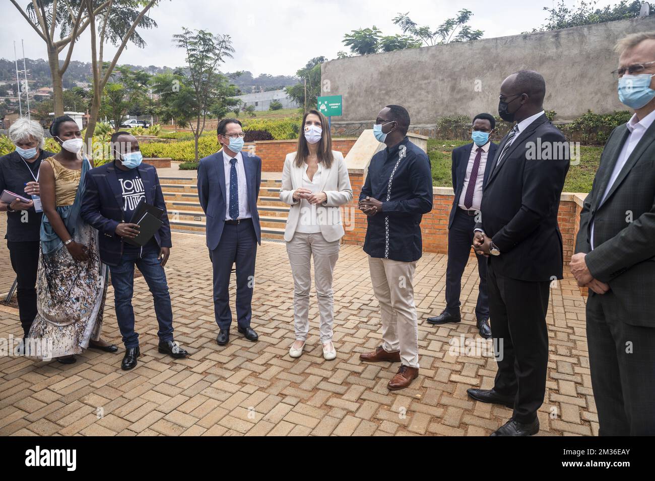 Foreign Affairs Minister Sophie Wilmes pictured during a visit to the ...