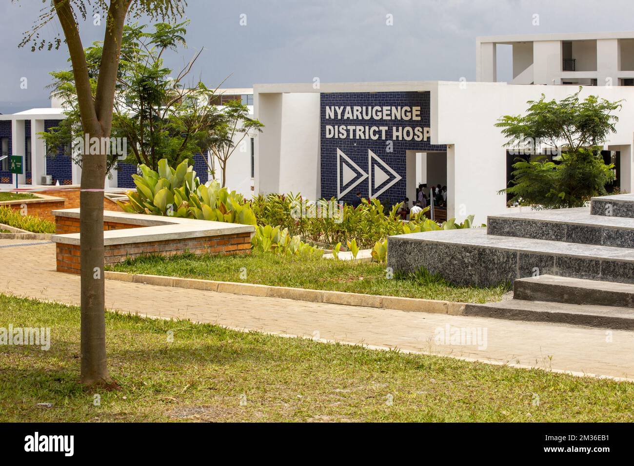 Illustration picture shows a visit to the Nyarugenge district hospital ...