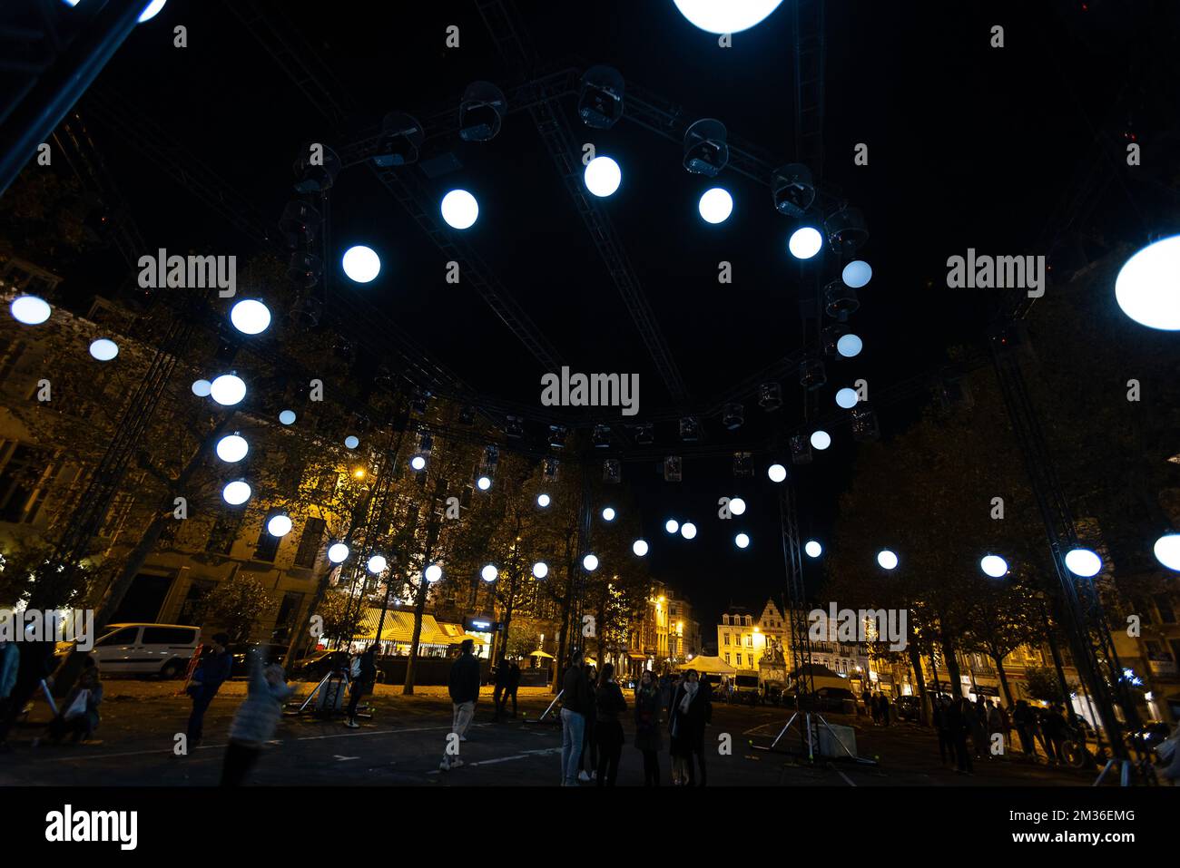 Illustration shows the Bright Brussels - Festival of Light, in the ...