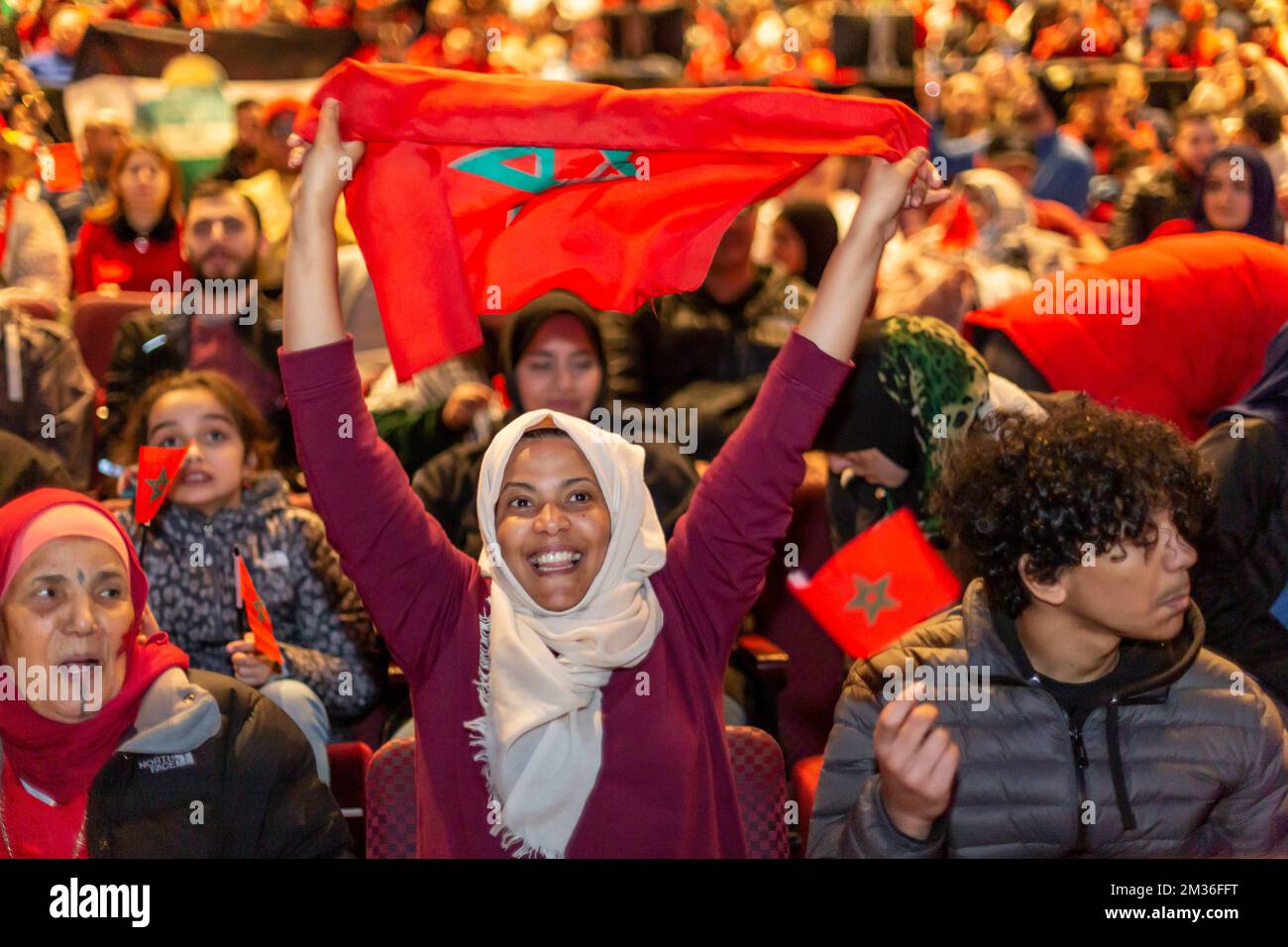 Dearborn, Michigan, USA. 14th Dec, 2022. Arab-Americans packed a ...