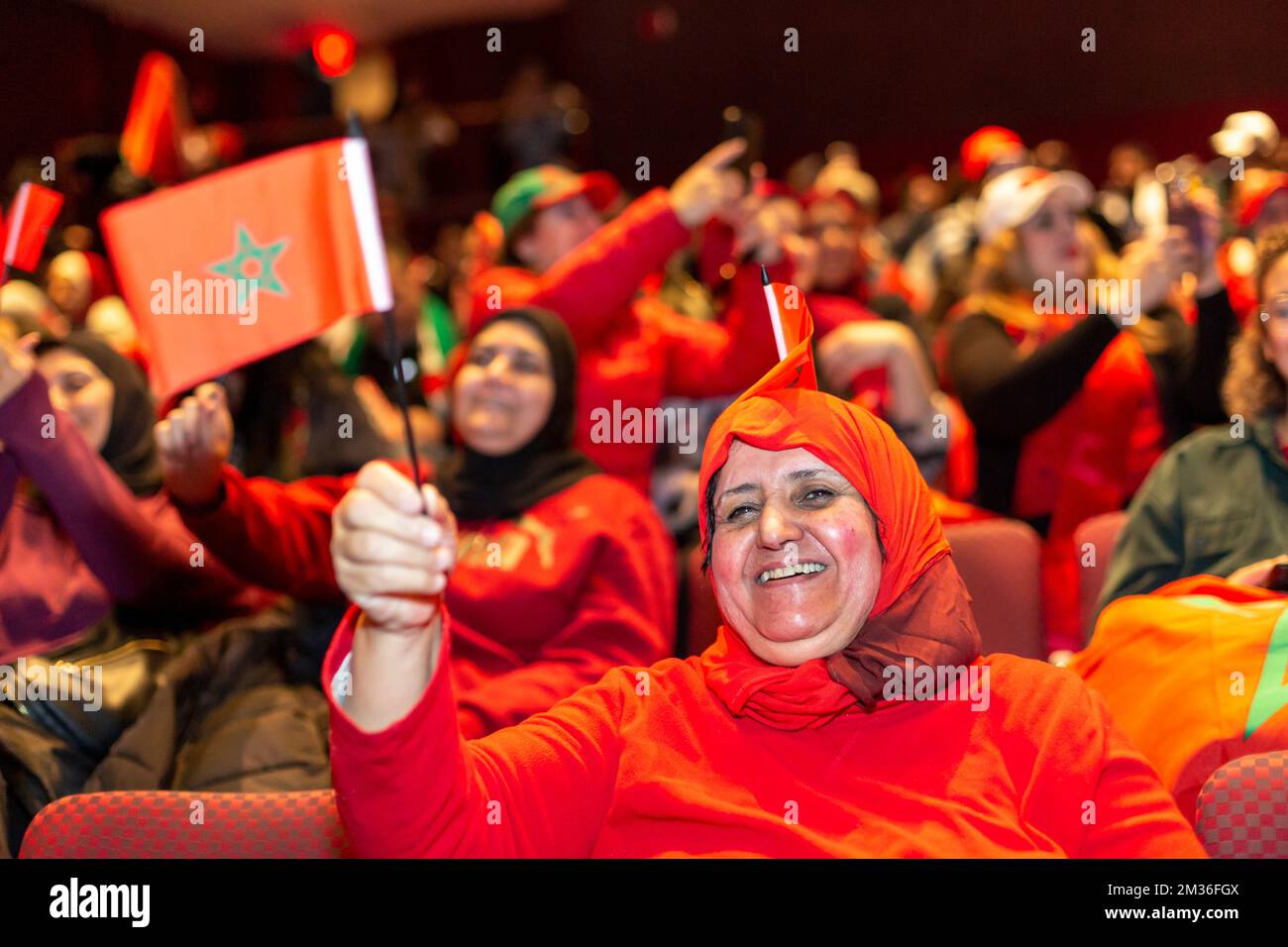 Dearborn, Michigan, USA. 14th Dec, 2022. Arab-Americans packed a ...