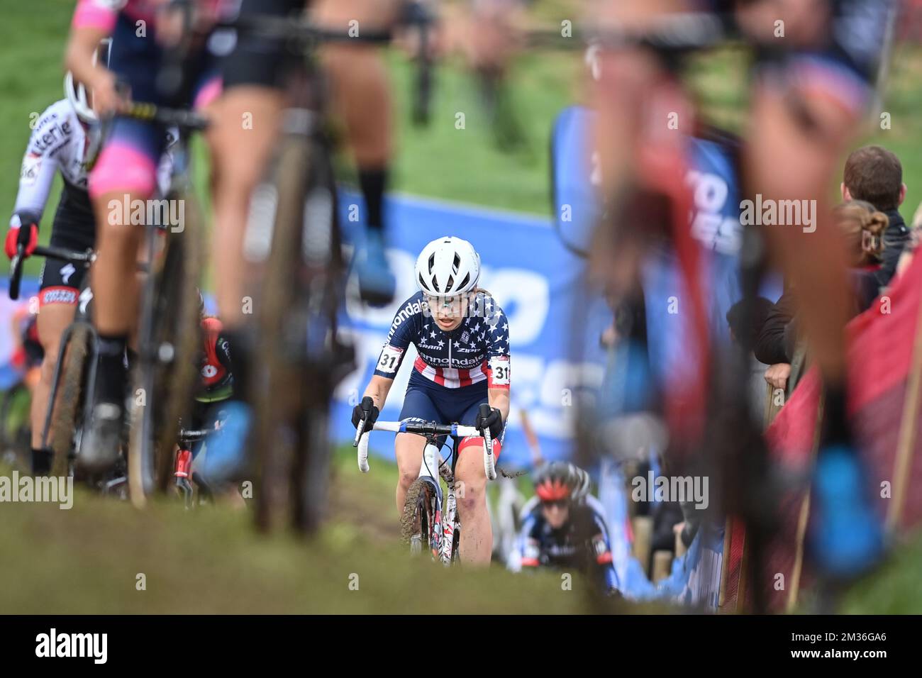 Us Clara Honsinger pictured in action at the women's elite race of the ...