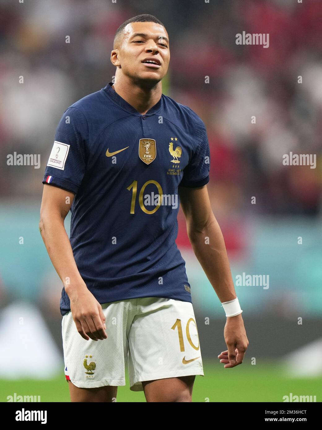 Kylian Mbappe of France during the FIFA World Cup Qatar 2022 match ...