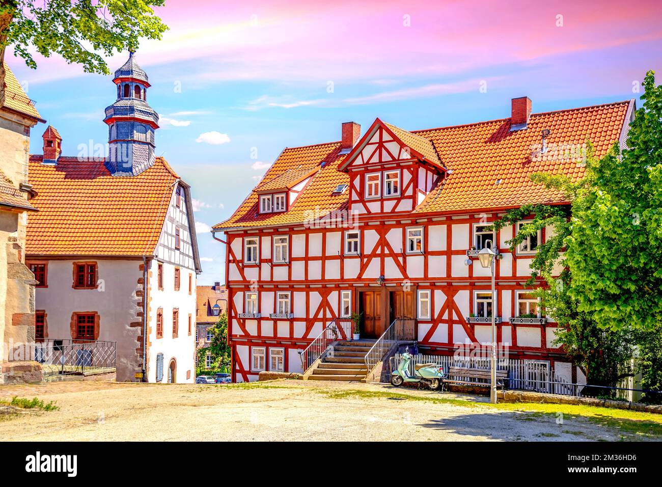 Old city of Schlitz, Hessen, Germany Stock Photo - Alamy