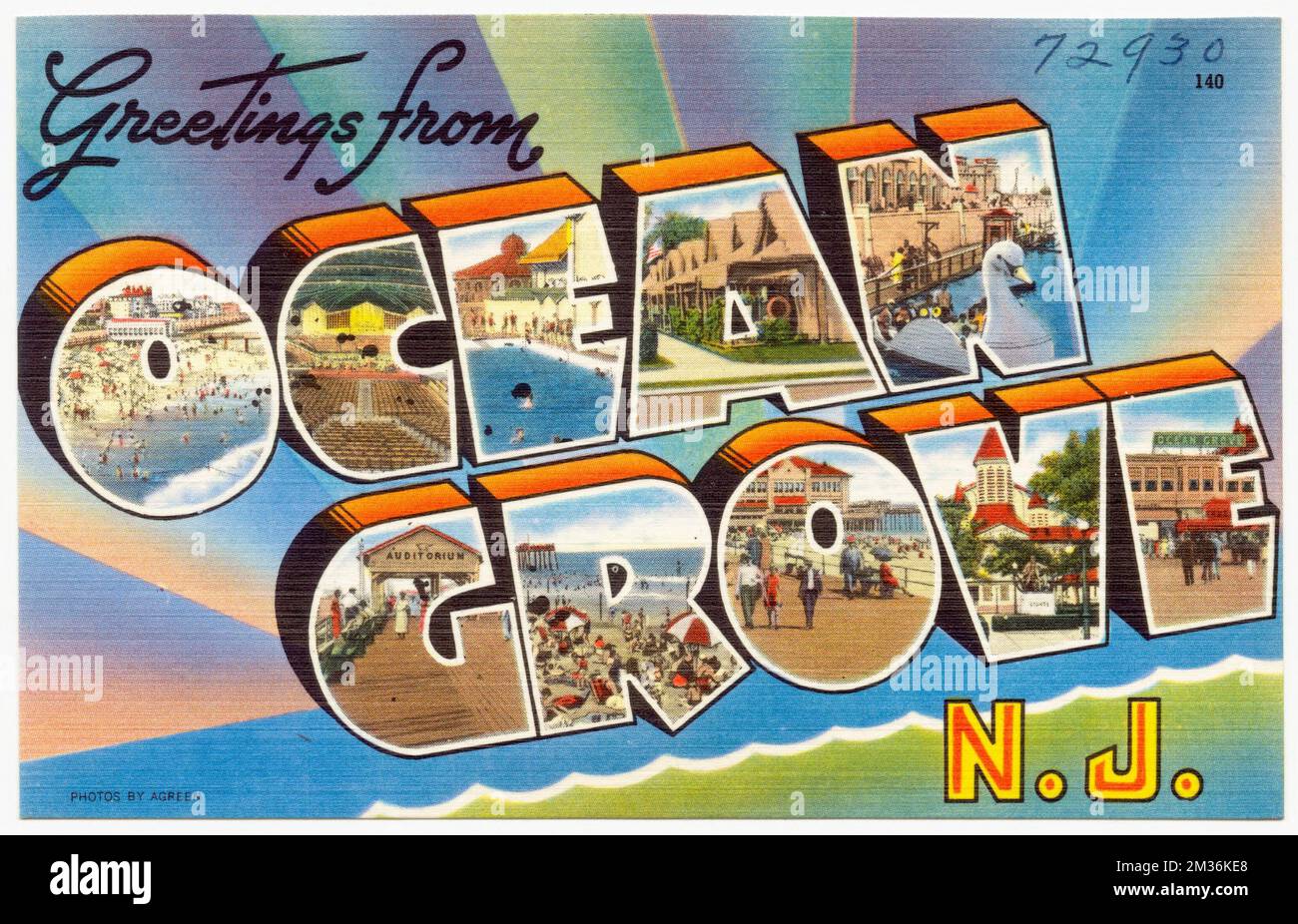 Greetings from Ocean Grove, N.J. , Beaches, Boardwalks, Cities & towns ...