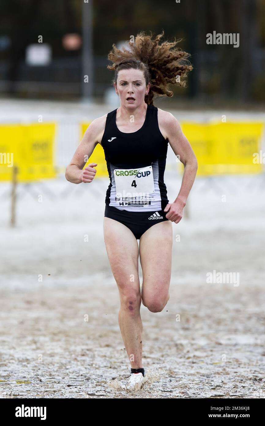 Belgian Lisa Rooms pictured in action during the women's race at the ...