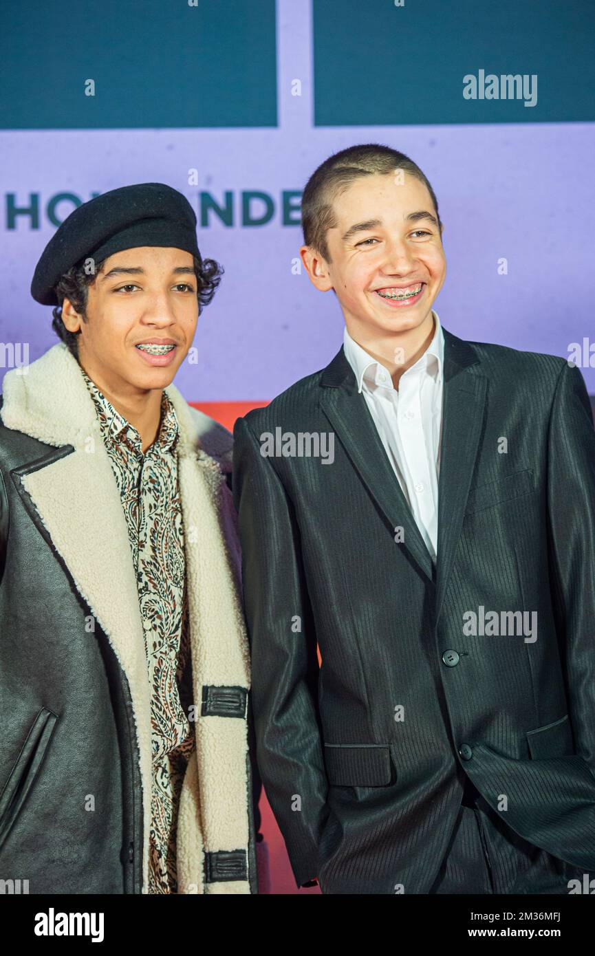 Cast of the movie Dealer pictured during the red carpet at the festive ...