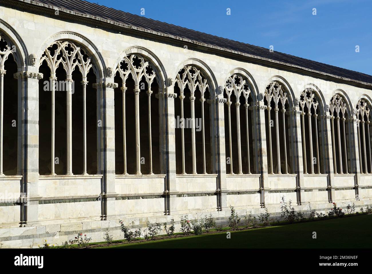 Internal arches, Camposanto Monumentale (monumental cemetery), Piazza ...