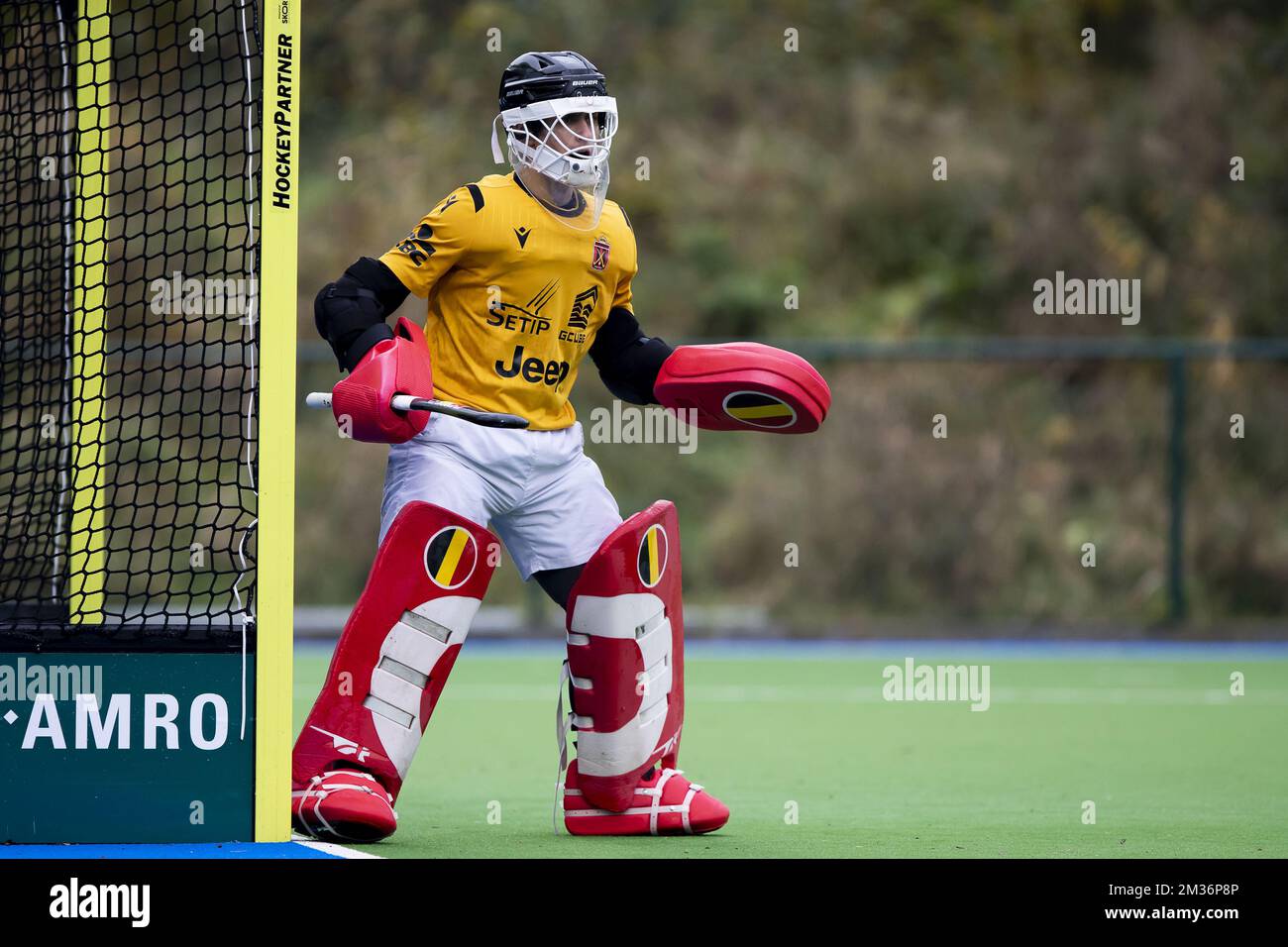 Daring's goalkeeper Boris Feldheim pictured during a hockey game ...