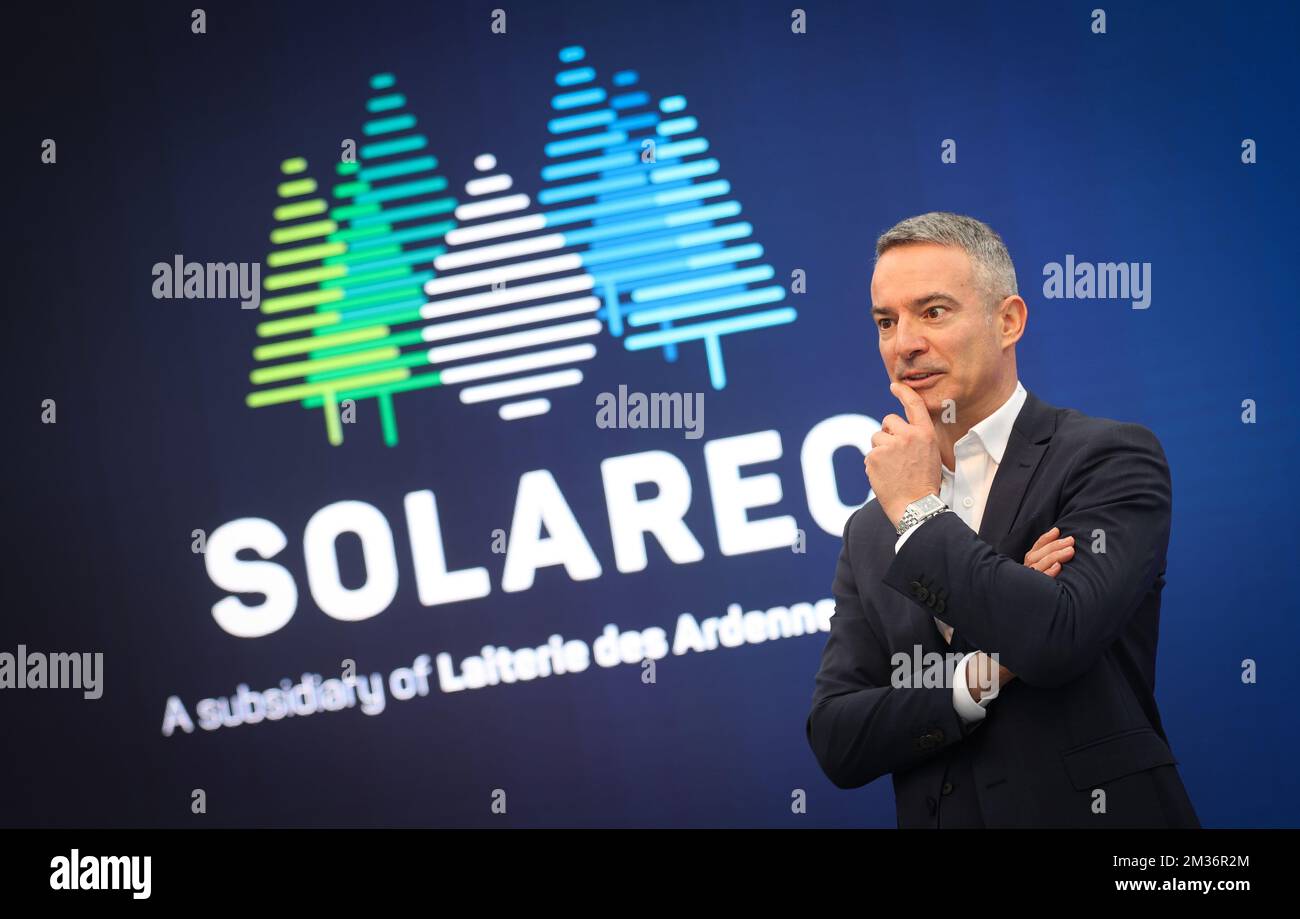 LDA Group chairman of the board Benoit Landrecy poses for the ...