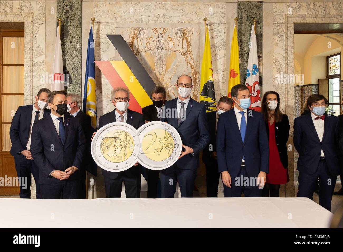 Illustration picture shows a celebration of the 100th anniversary of ...