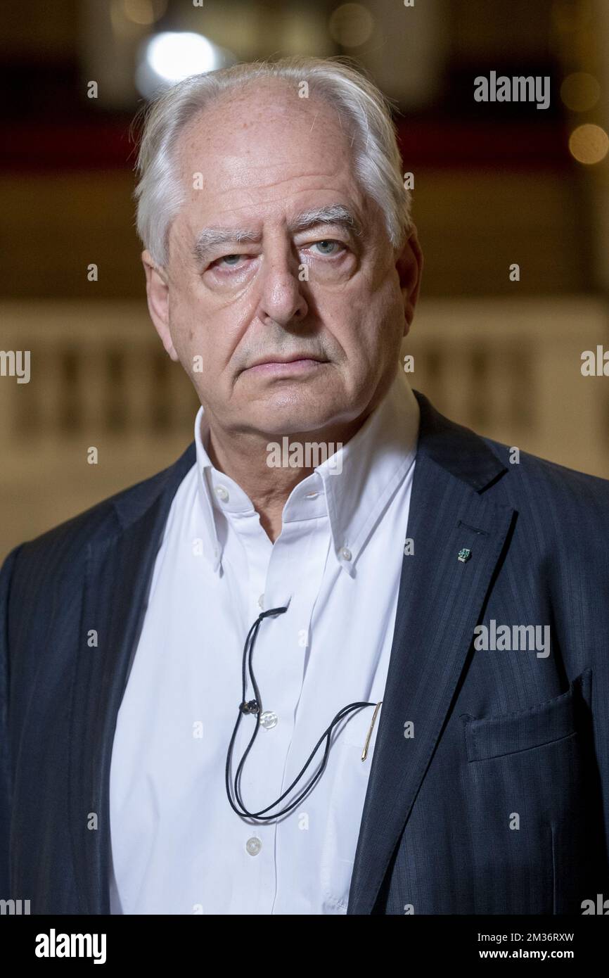 Artist William Kentridge poses for the photographer during a photo ...